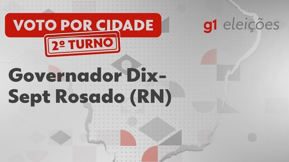 Eleições em Governador Dix sept Rosado RN Veja como foi a votação no º turno Rio Grande do
