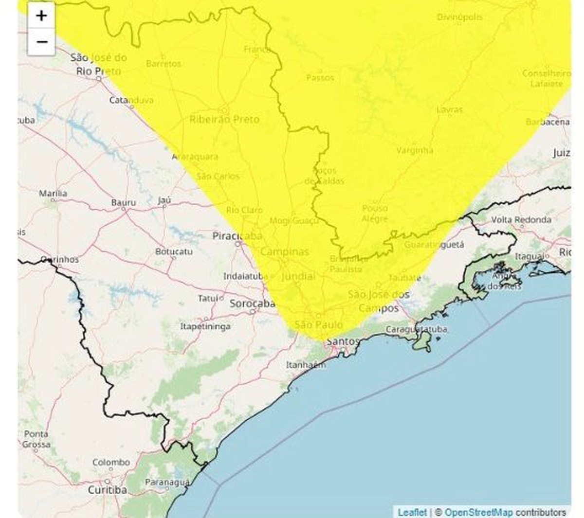 Inmet faz alerta de baixa umidade relativa do ar nas regiões de