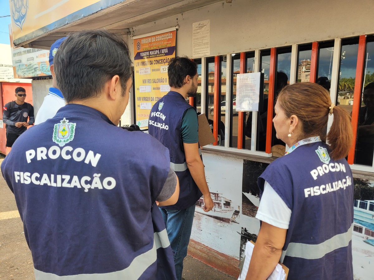 Procon AP fiscaliza preço de passagens na Rampa no Santa Inês Amapá G1