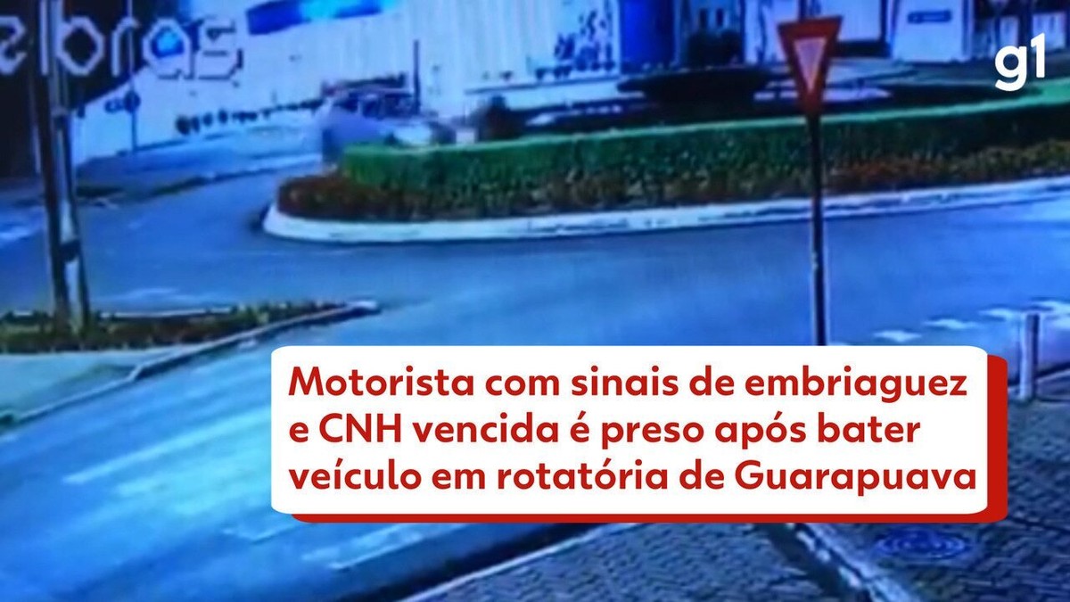 VÍDEO Motorista sinais de embriaguez e CNH vencida é preso após