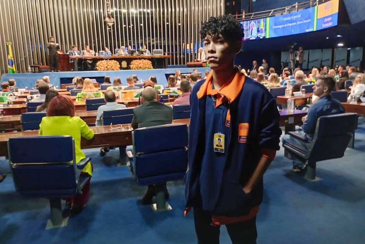 Estudante Santareno Participa Do Programa Jovem Senador 2023 Em