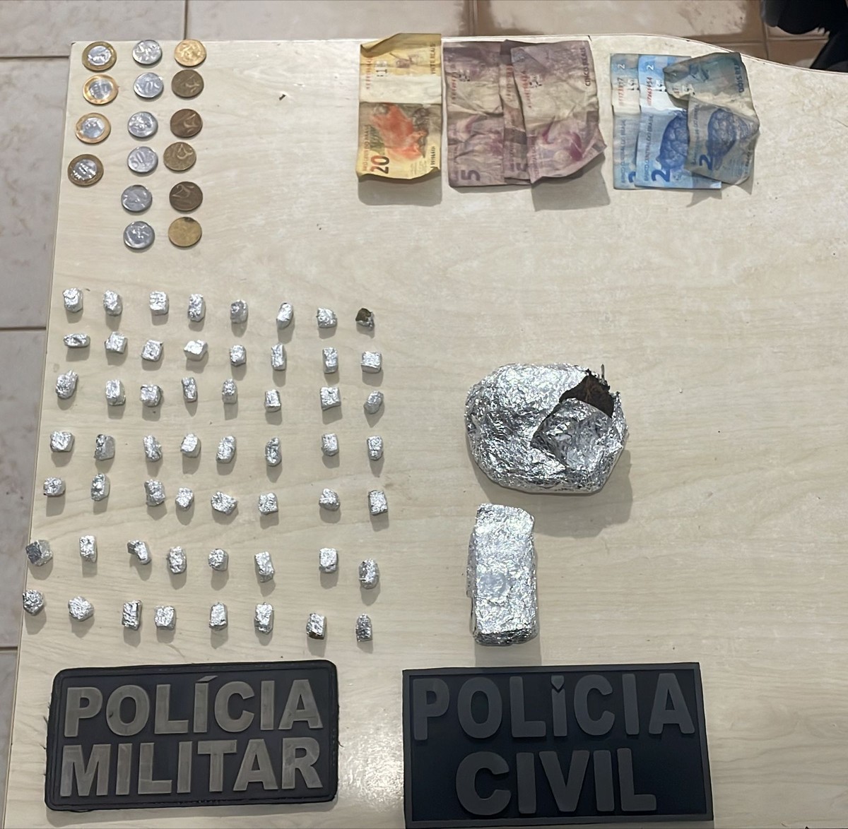 Trio é preso em ponto de tráfico e porções de drogas são apreendidas no nordeste do PA Pará