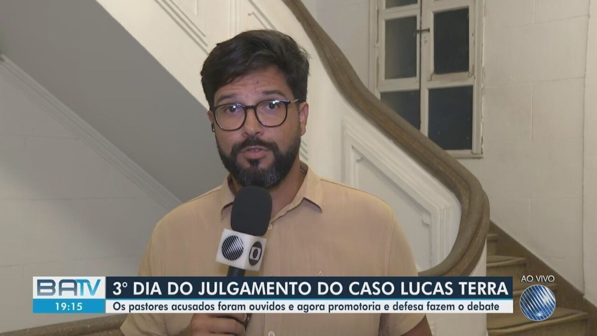 Caso Lucas Terra acusação e defesa debatem no terceiro dia de júri popular em Salvador Bahia G