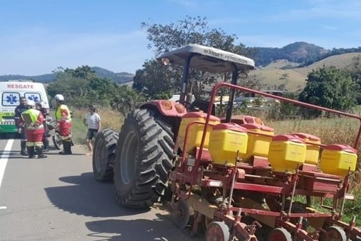 Homem morre após cair de trator e ser atropelado pelo veículo em