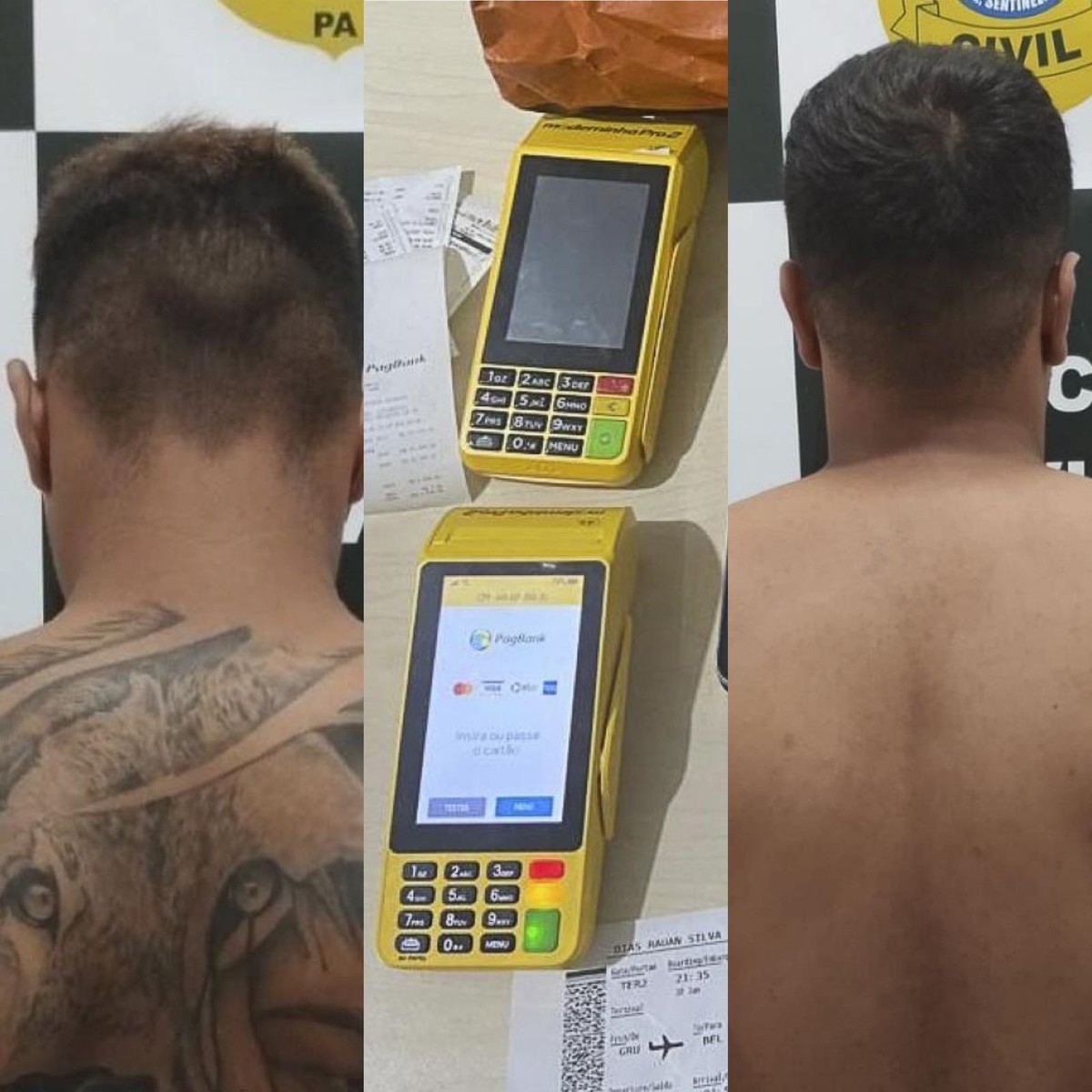 Falso Presente dois homens são presos em Belém suspeitos de aplicar golpe em diferentes