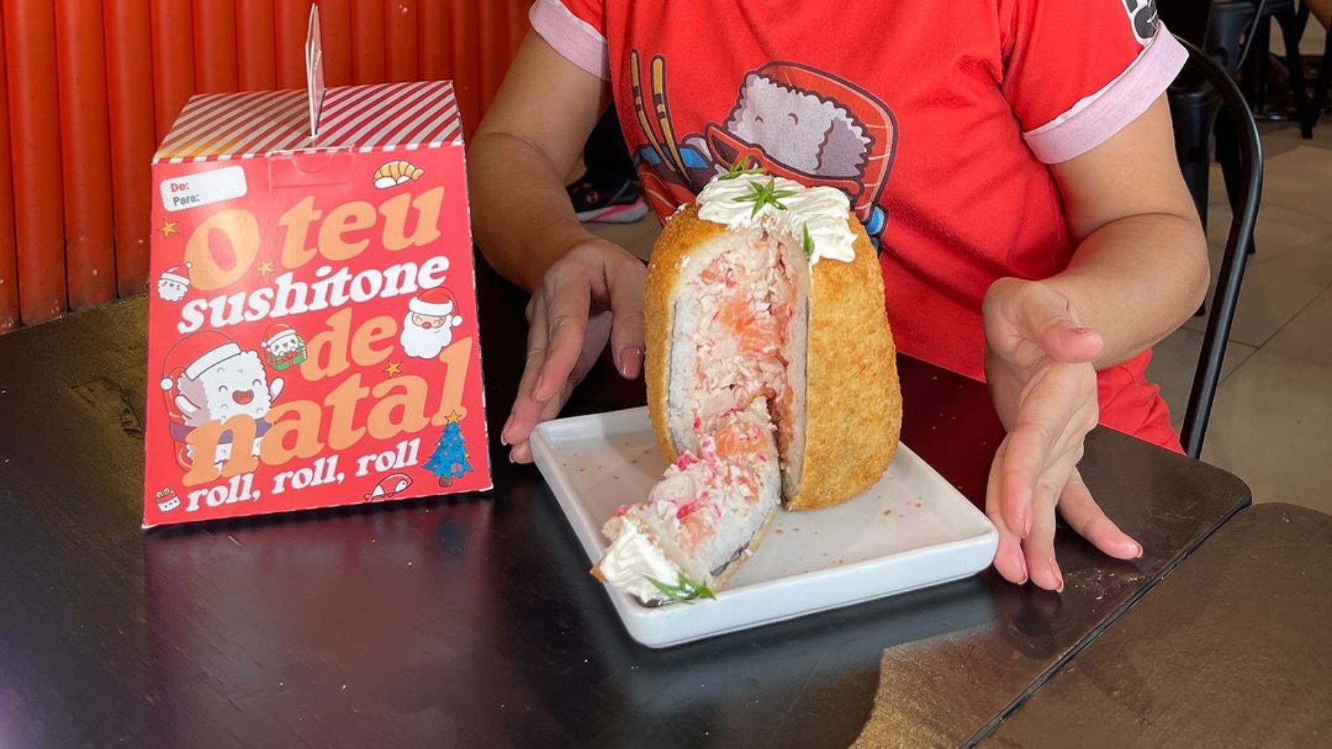 Conheça o 'sushitone', mistura de sushi com formato de panetone que tem ...