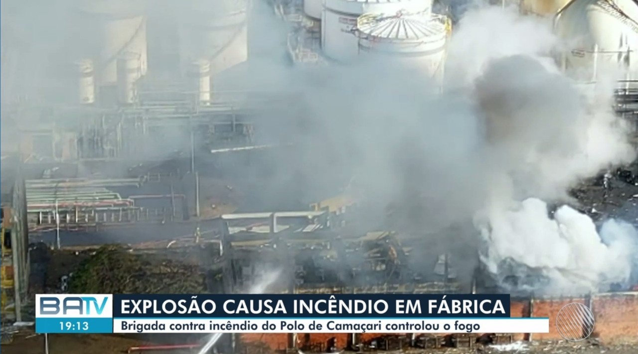 Explosão causa incêndio de grande proporção em fábrica da Braskem na ...