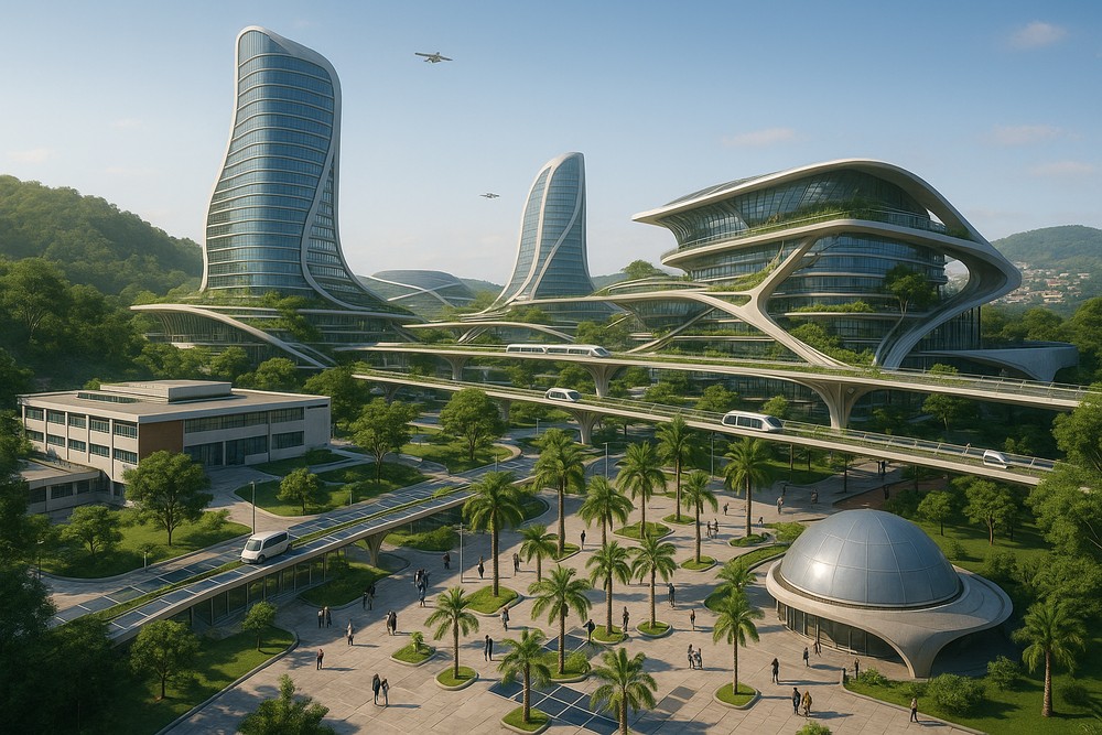 Juiz de Fora daqui a 100 anos: veja como a IA projeta a cidade | G1