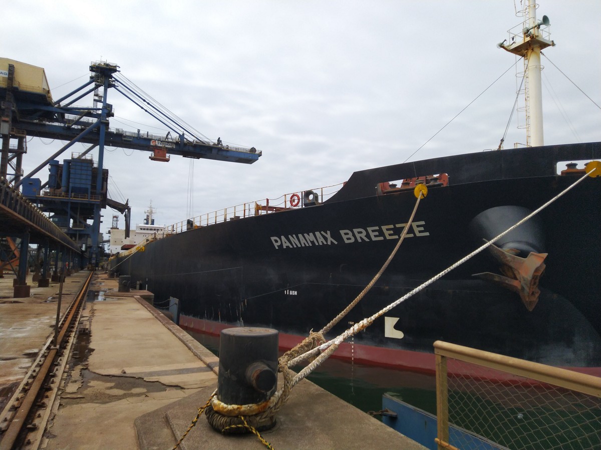 Navio atraca no Porto de Santos com a maior carga de fertilizantes da ...