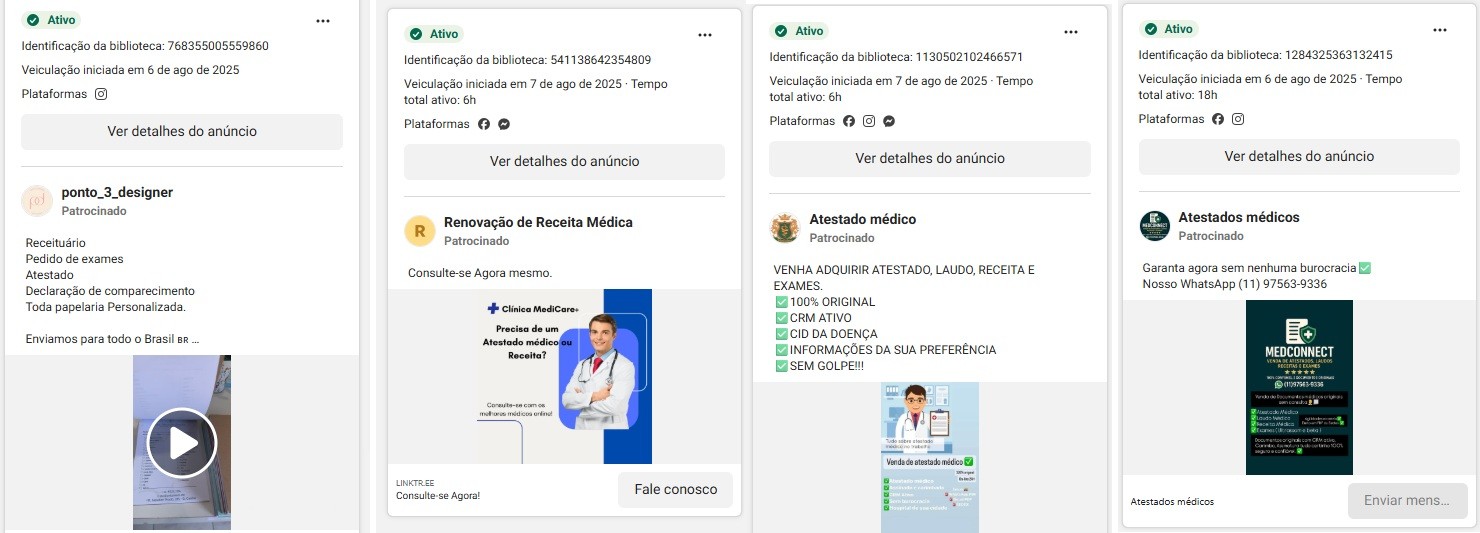 Remédios, receitas e atestados médicos falsos viram negócio nas redes ...