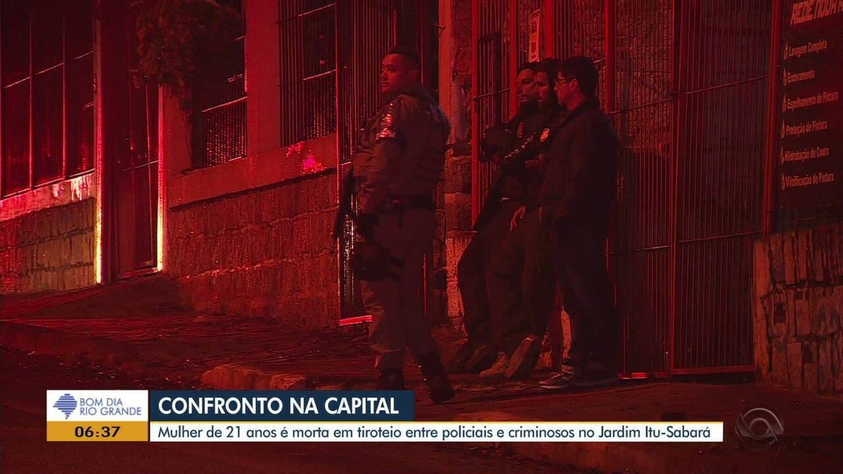 Disparo Que Matou Mulher Durante Tiroteio Em Porto Alegre Partiu De