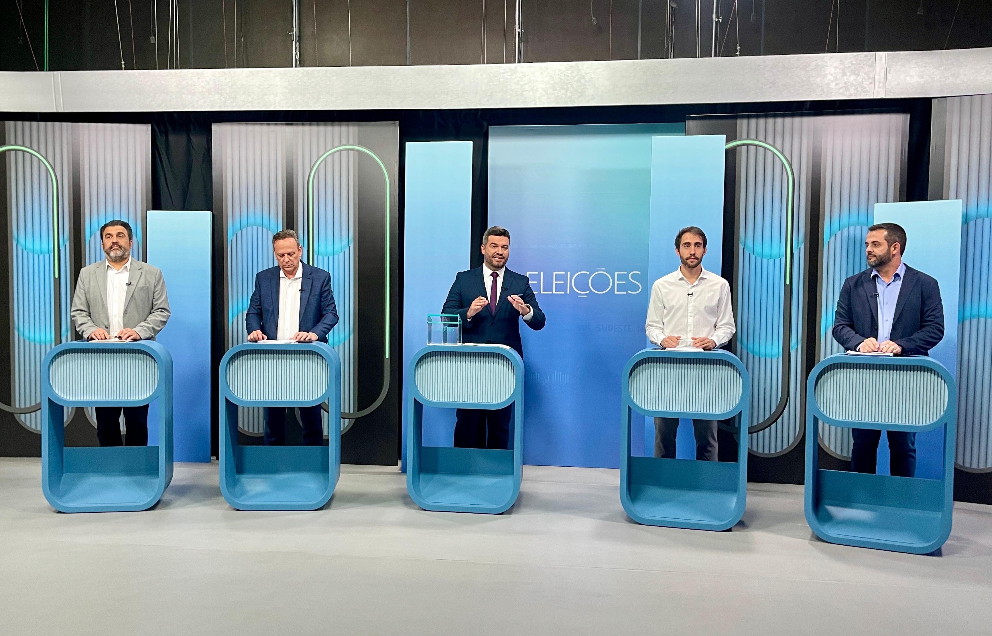 TV TEM realiza debate entre os candidatos à Prefeitura de Jundiaí ...
