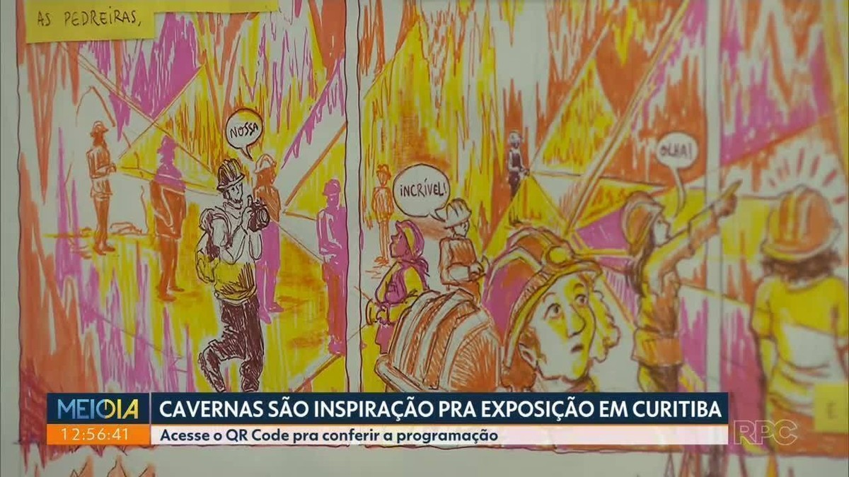 Casa Gomm tem exposição com arte inspirada em cavernas, em Curitiba ...