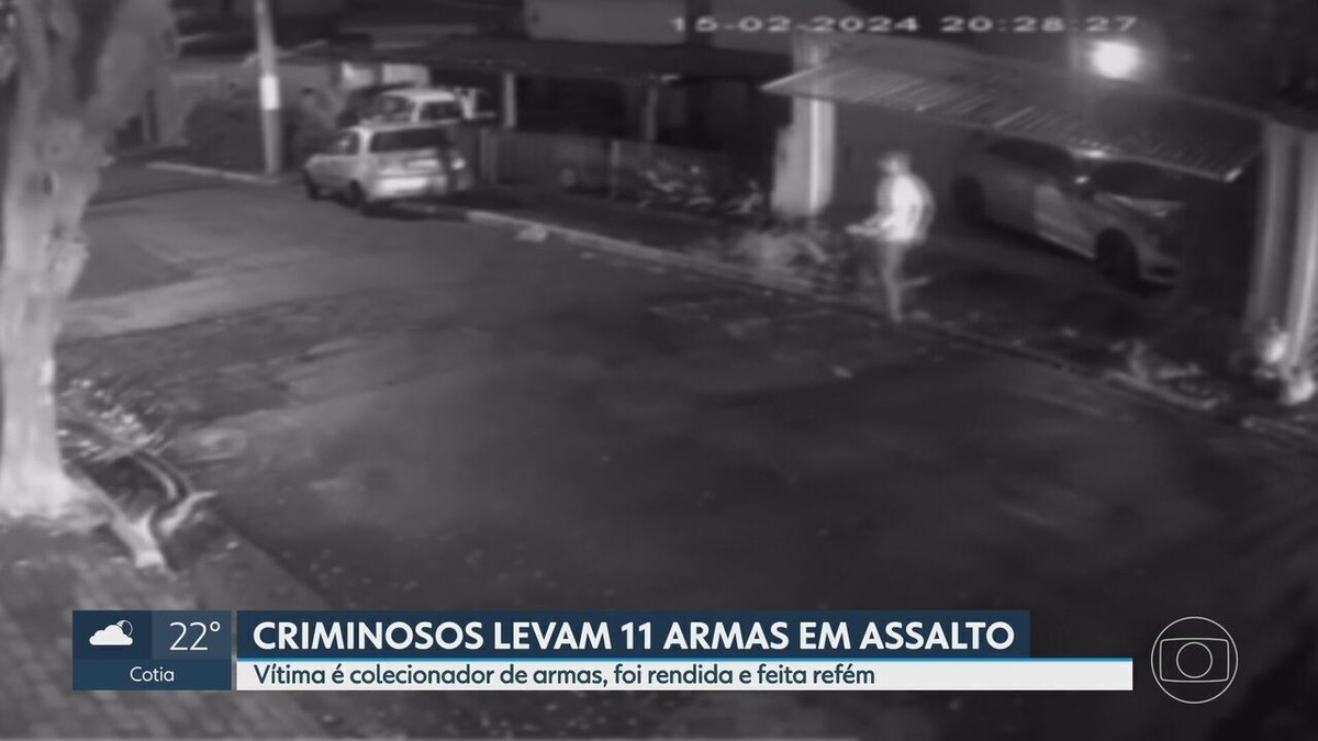 Vídeo Mostra Momento Em Que Ladrões Rendem Colecionador De Armas E
