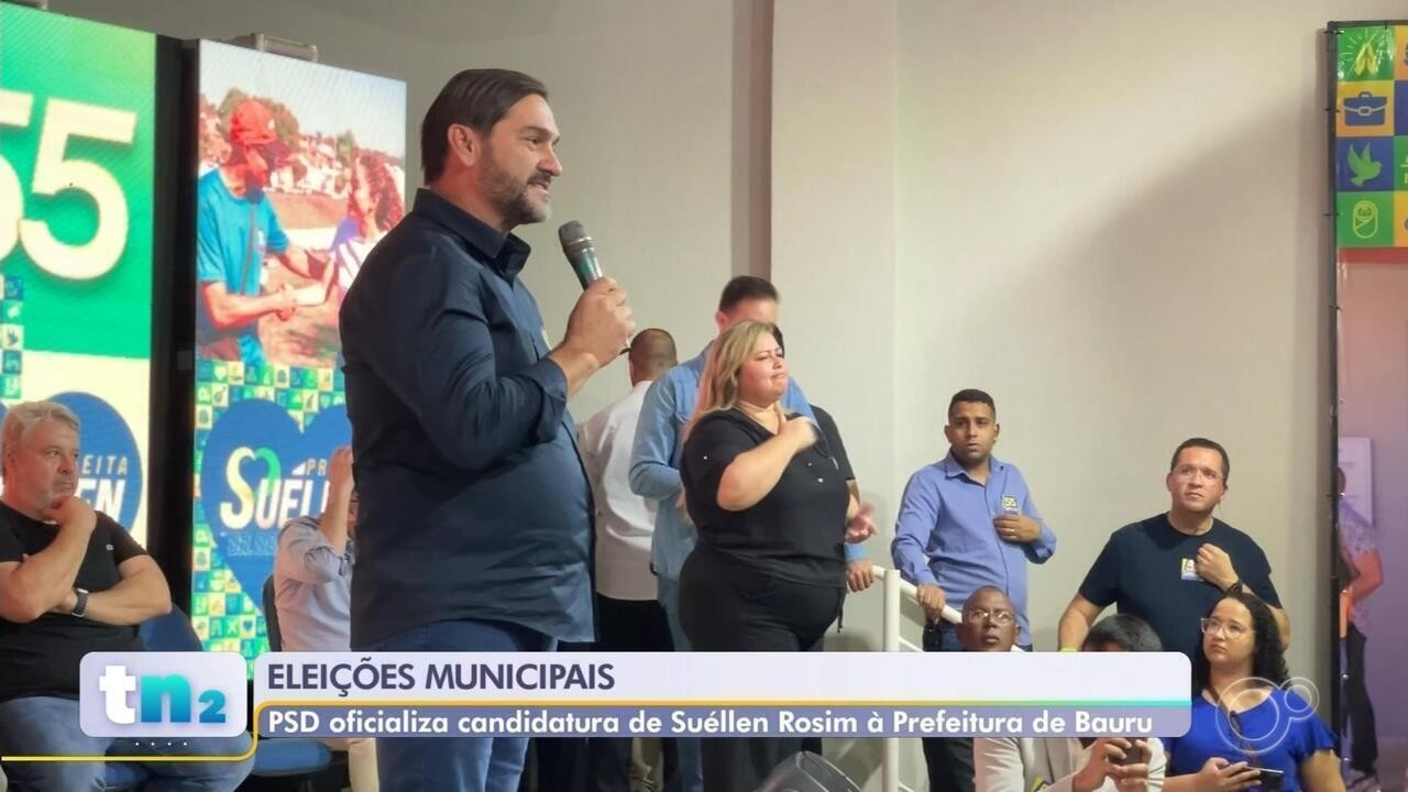 PSD oficializa candidatura de Suéllen Rosim à prefeitura de Bauru | G1