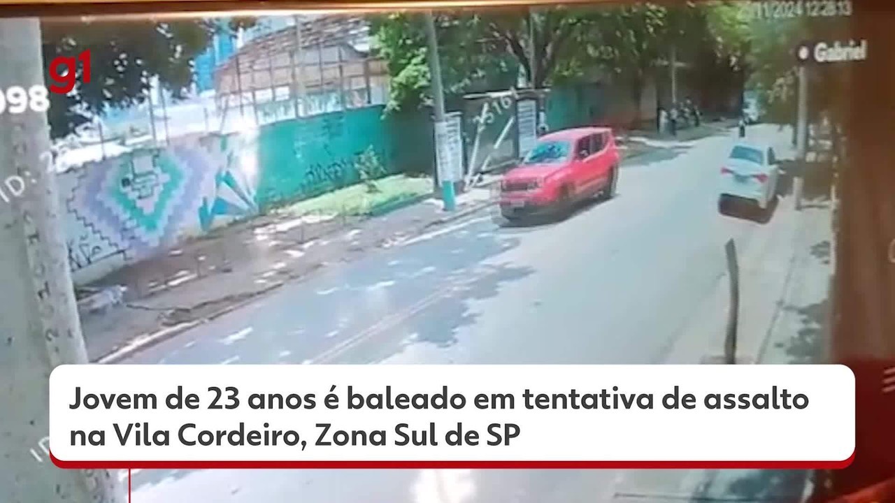 Jovem de 23 anos é baleado em tentativa de assalto na Vila Cordeiro, Zona Sul de SP | São Paulo | G1