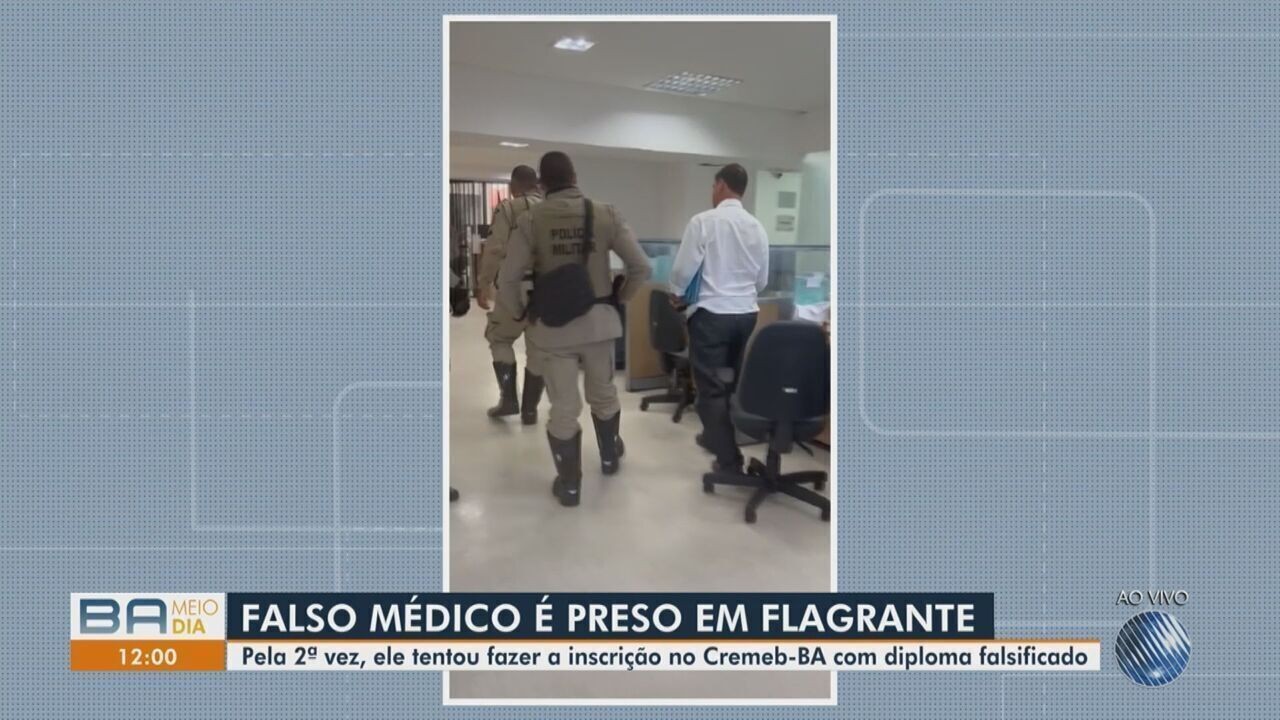 Mulher faz curso de saúde promovido por falso médico preso na BA e ...