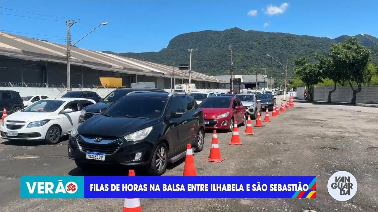 Travessia de balsa entre São Sebastião e Ilhabela registra fila com 3h ...