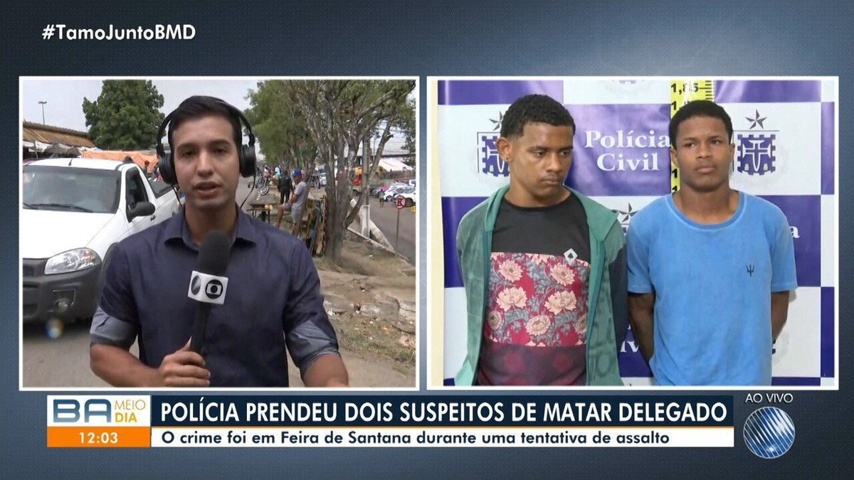 Dois jovens suspeitos de matar delegado durante assalto são presos em Feira de Santana | Bahia | G1