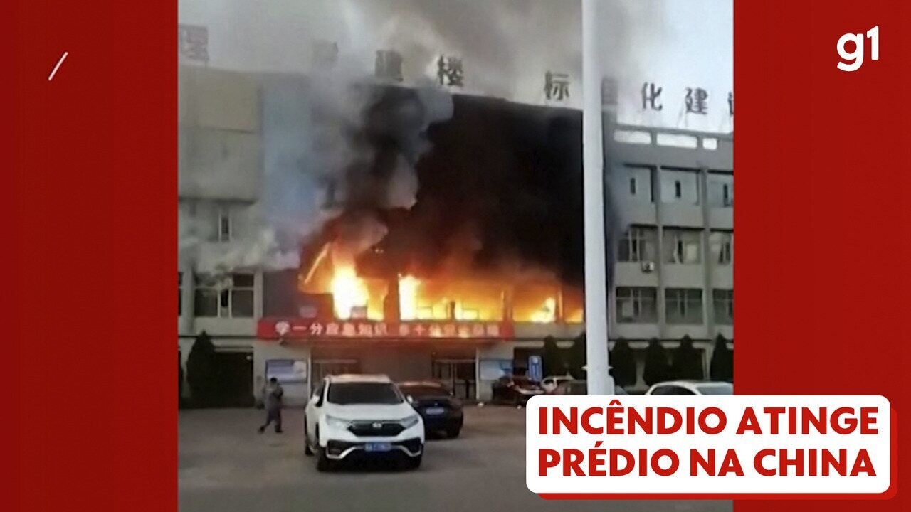 Incêndio em prédio empresarial deixa 25 mortos na China | Mundo | G1
