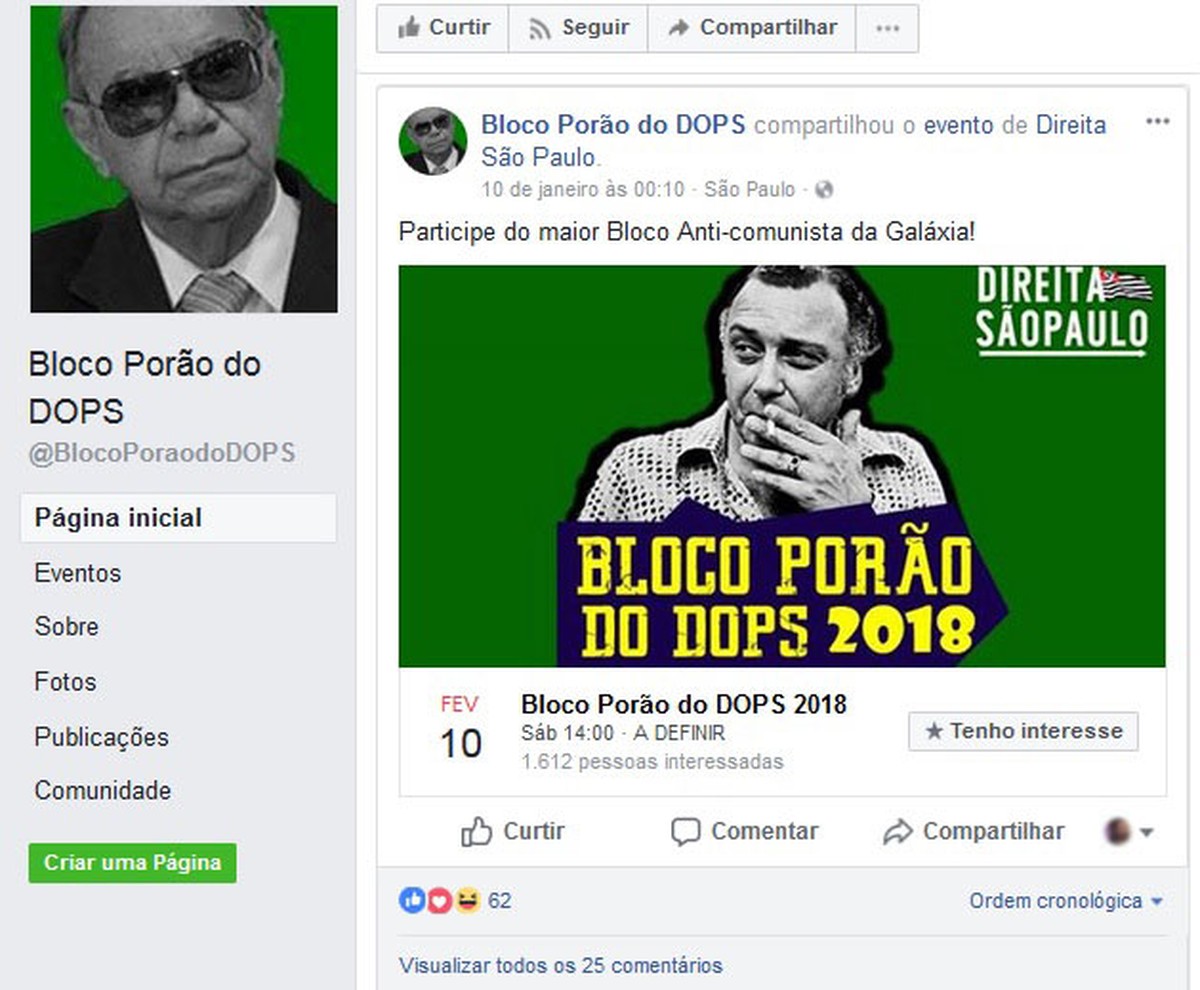 MP entra com ação contra bloco do DOPS em São Paulo | Carnaval 2018 em ...