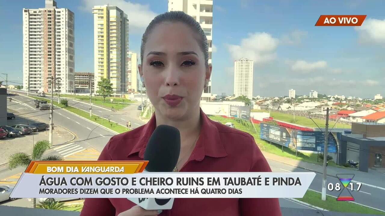 Moradores de Taubaté e Pinda reclamam de receber água barrenta e com ...