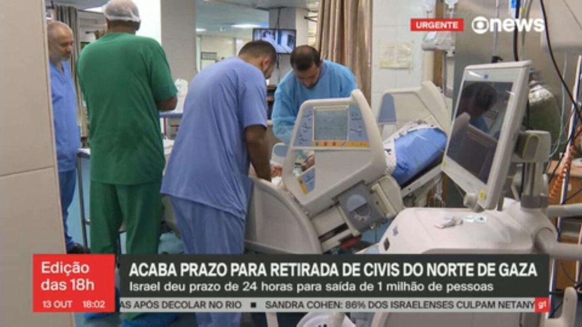 Termina prazo de 24h para palestinos deixarem norte da Faixa de Gaza ...