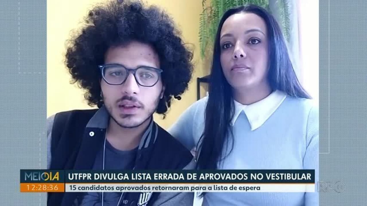 Erro No Resultado Do Vestibular Da Utfpr Exclui 15 Candidatos Da Lista