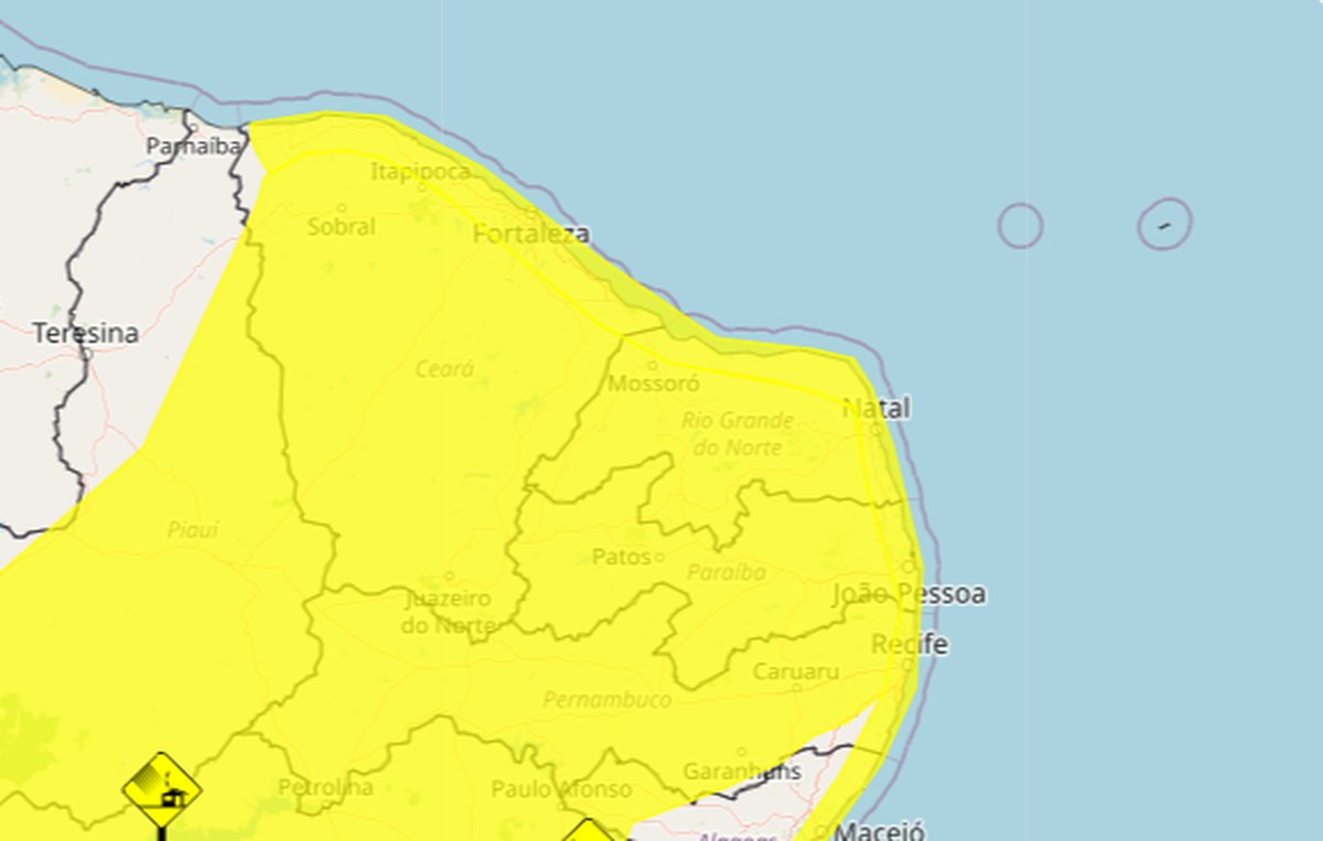 Inmet alerta para vendaval e ventos costeiros intensos em todo o RN ...