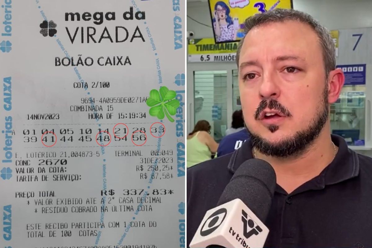 Mega da Virada: Lotérica faz bolão premiado em quase R$ 1 milhão e dono ...