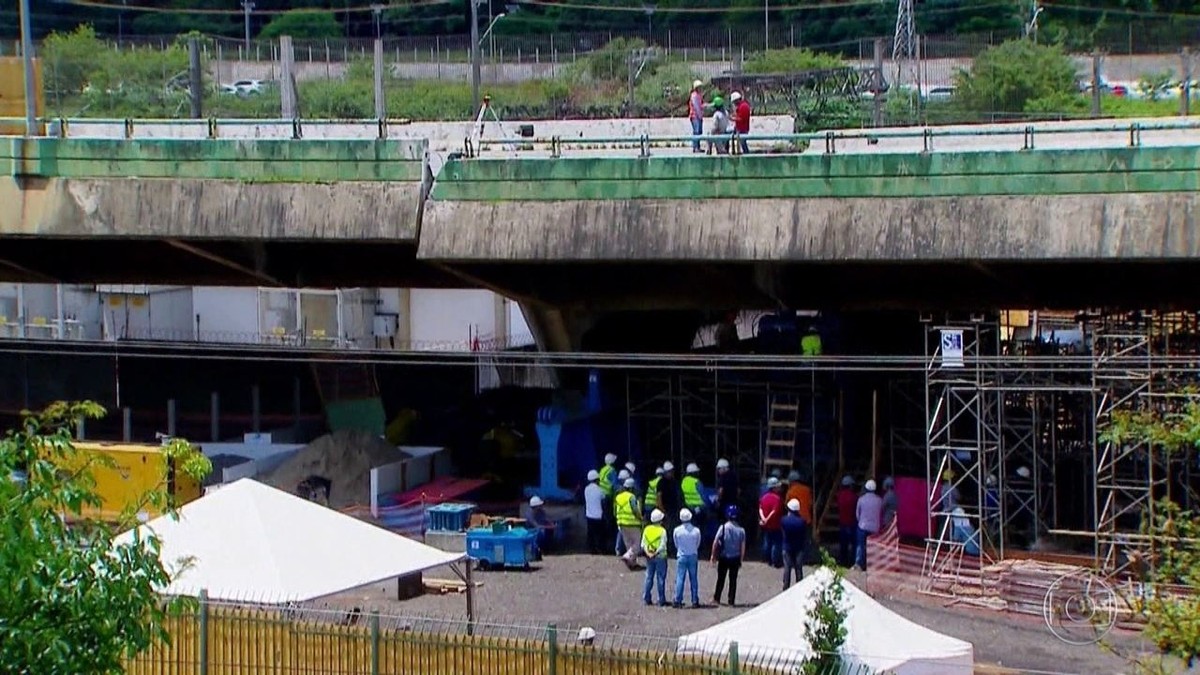 Imagens Exclusivas Mostram Obras Em Viaduto Que Cedeu Na Marginal