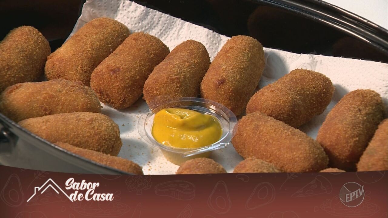 Sabor de Casa: aprenda a fazer o croquete holandês do Théo | Receitas | G1