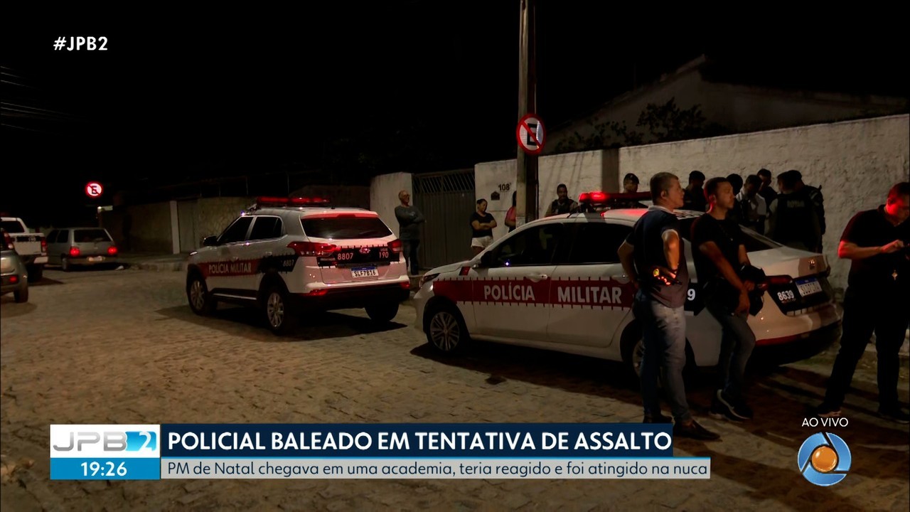 Policial militar é baleado durante tentativa de assalto em João Pessoa