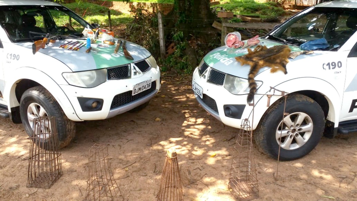 Polícia apreende arsenal de caça e homem é multado em R$ 5 mil em Bauru ...