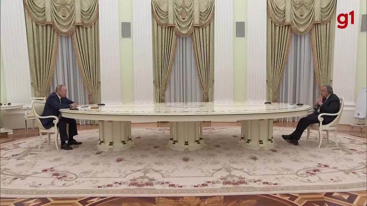 Em encontro com chefe da ONU, Putin diz ainda ter esperança de negociar ...