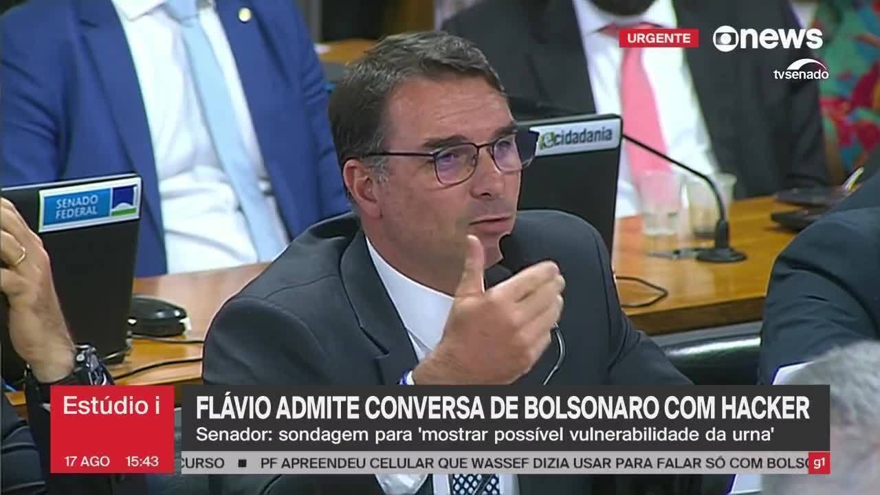 Filho de Bolsonaro, Flávio confirma encontro do ex-presidente com ...