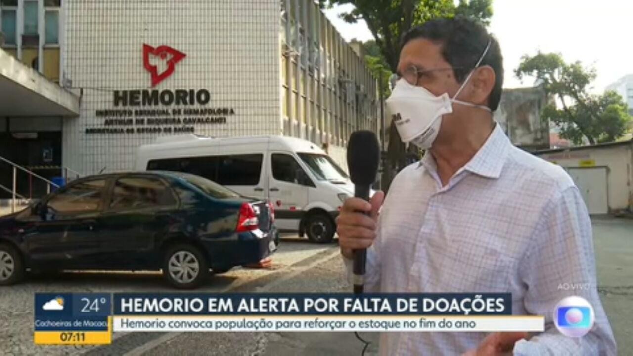 Hemorio está em alerta por falta de doações e inicia campanha para ...