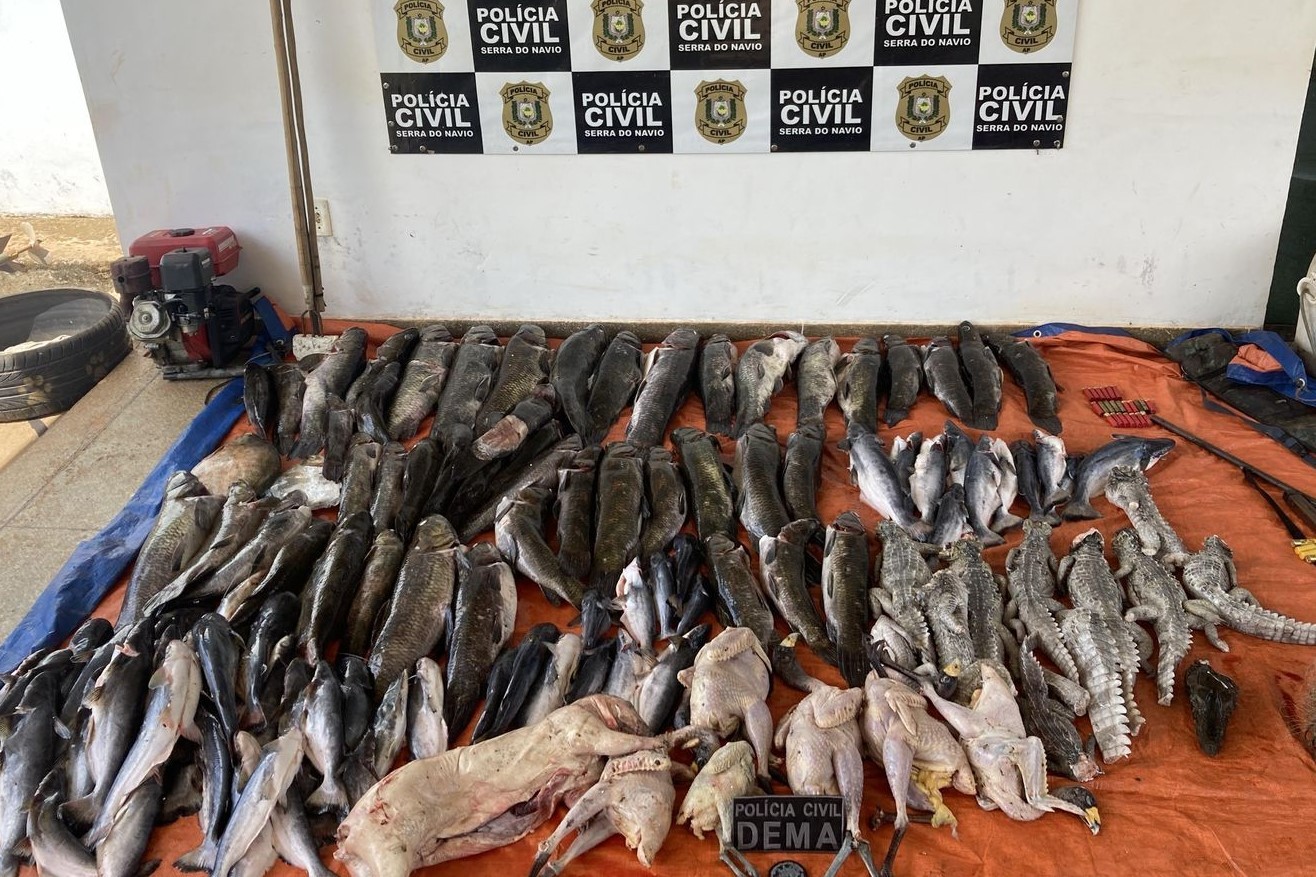 Homens são presos com 198 quilos de caça em área de preservação do ...