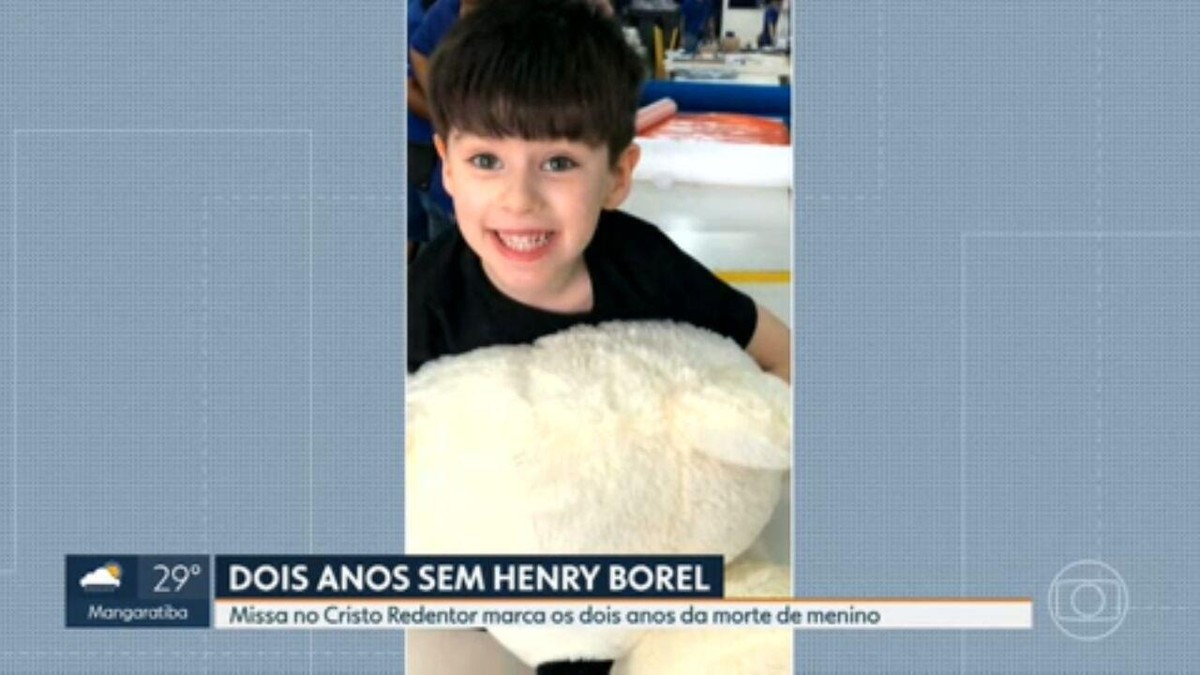 Missa no Cristo lembra dois anos da morte do menino Henry Borel: ‘Meu ...