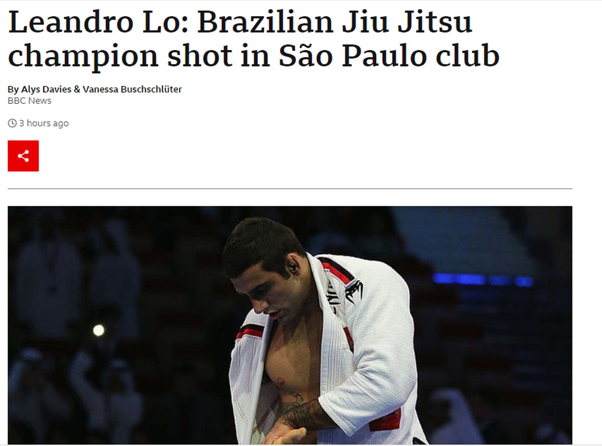 Imprensa internacional destaca morte de Leandro Lo | Mundo | G1