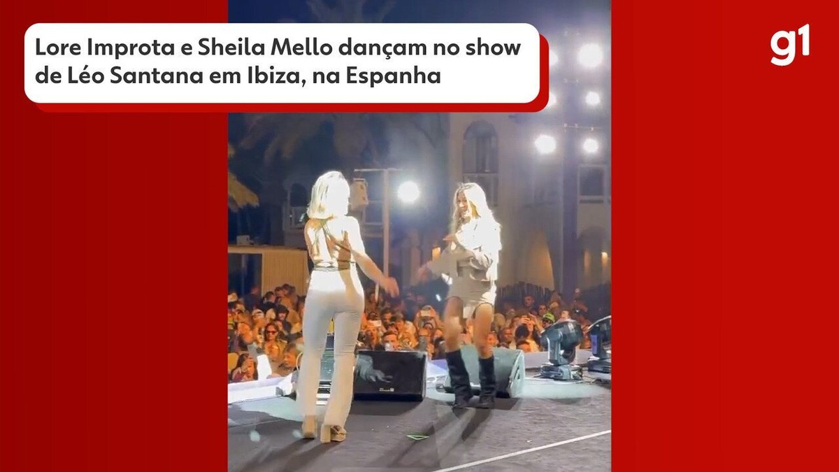 Lore Improta e Sheila Mello 'metem dança' em show de Léo Santana em ...