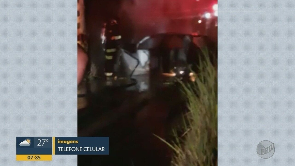 Motorista morre carbonizado após batida de carro em Taquaritinga, SP | Ribeirão Preto e Franca | G1