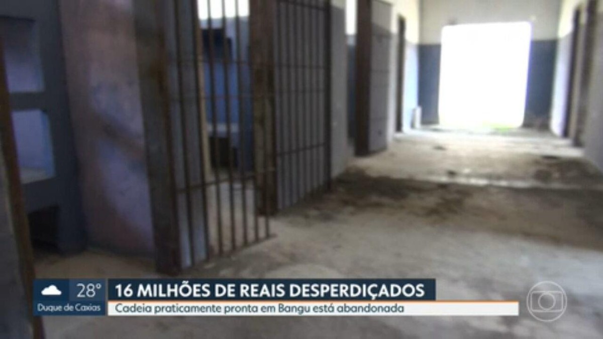 Cadeia praticamente pronta em Bangu e que custou R$ 16 milhões está ...