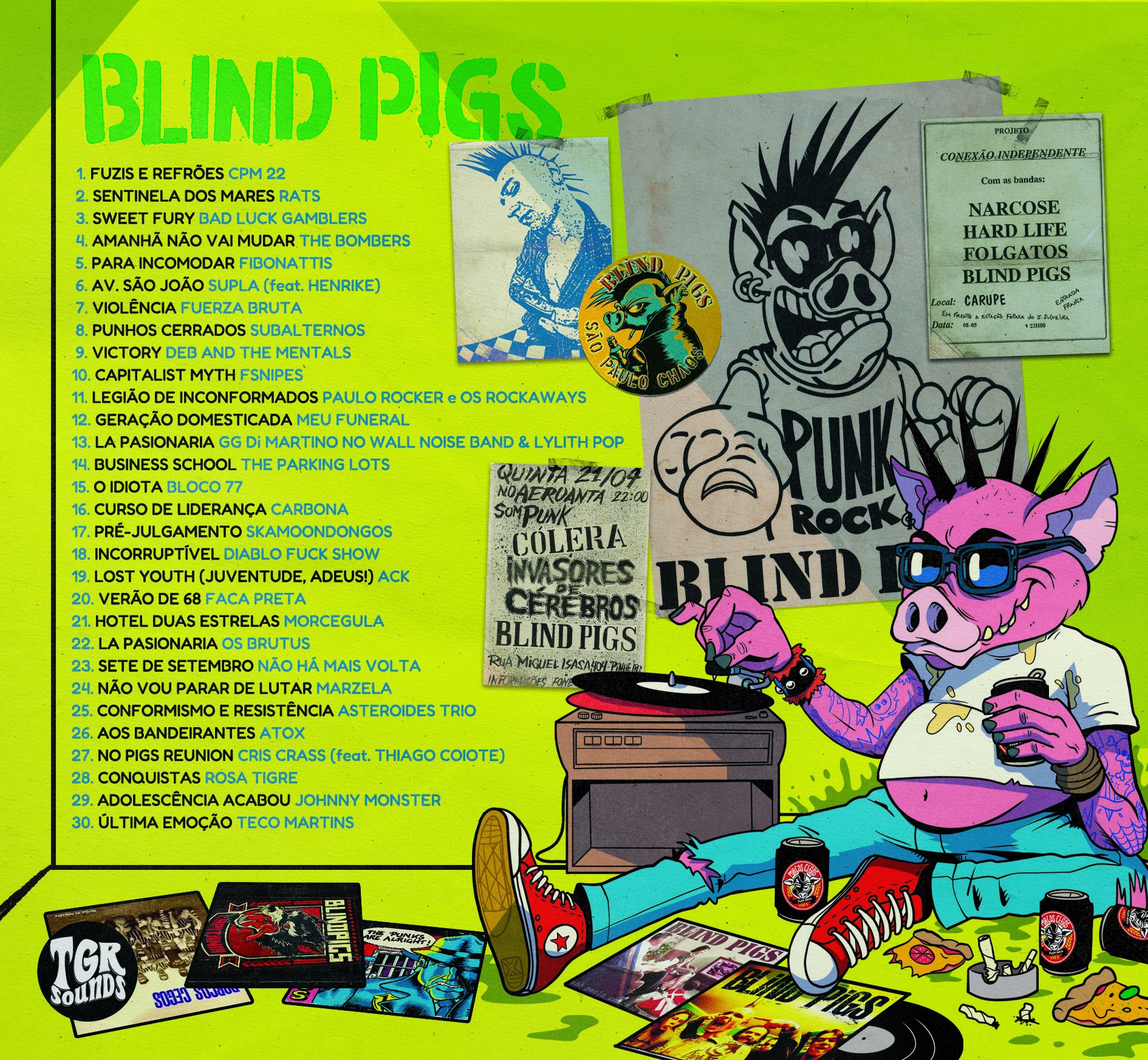 Banda Blind Pigs ganha tributo que traz CPM 22, Supla, Rats e Johnny ...
