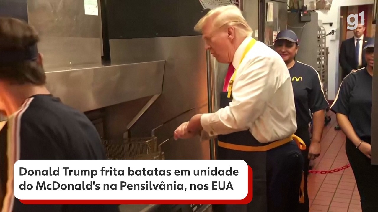 Eleições EUA: Kamala visita igreja na Geórgia e Donald Trump frita ...