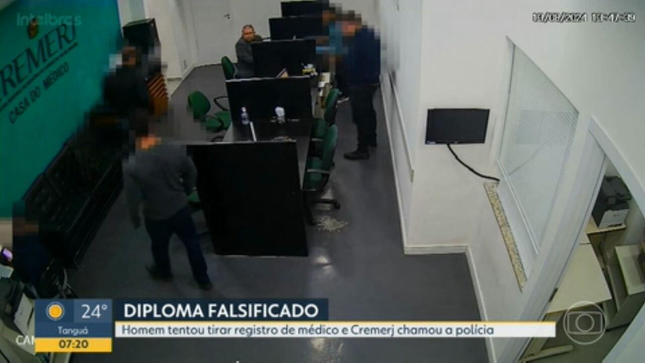 Homem é preso em flagrante por usar diploma falso de medicina para ...