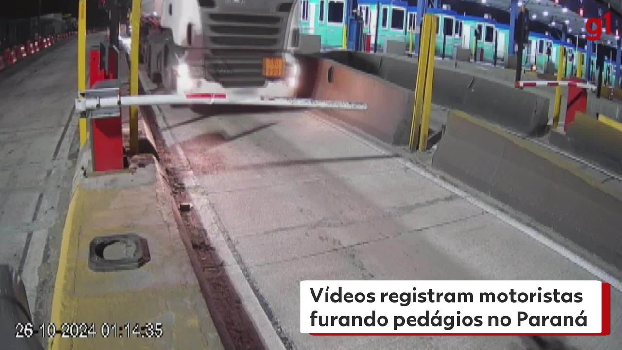 Cerca de mil motoristas 'furam' cancelas de pedágio por dia no Paraná ...