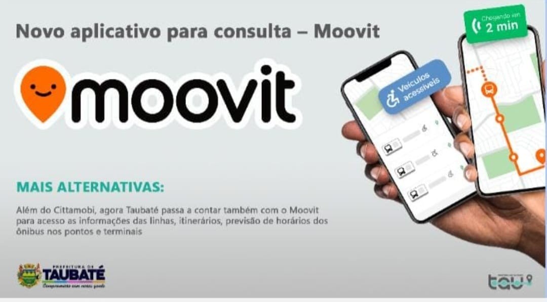 Moovit permite consulta de itinerários do transporte público de Taubaté ...
