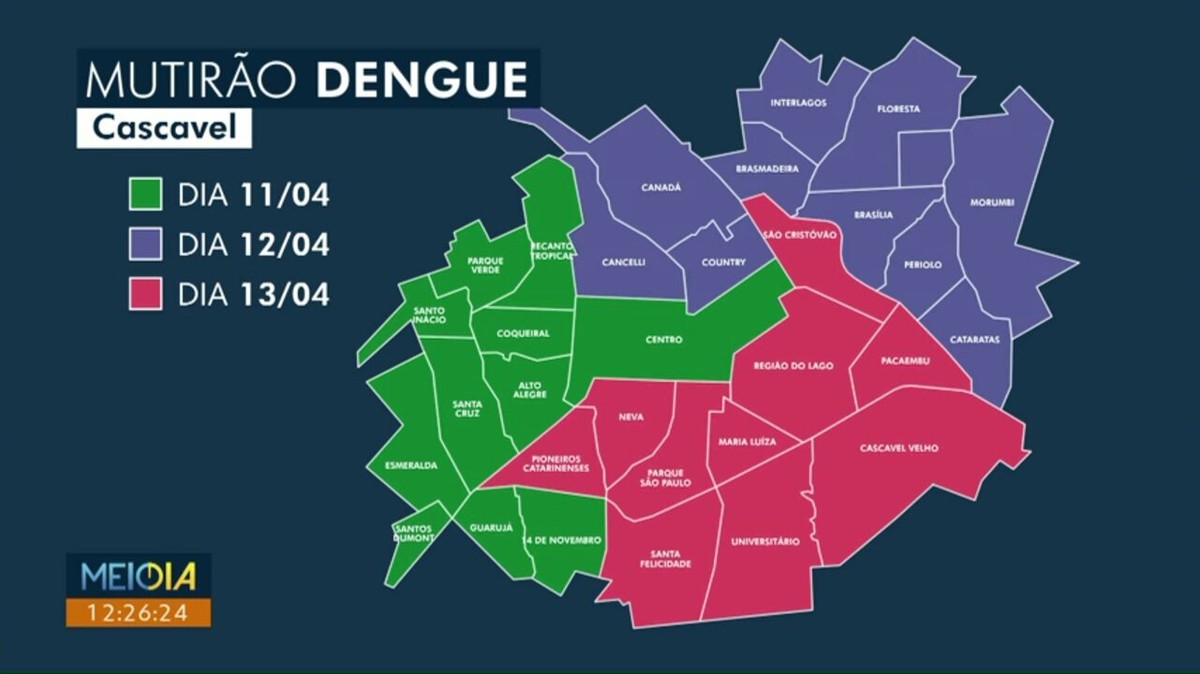 Cascavel faz mutirão de limpeza para combater a proliferação do Aedes ...