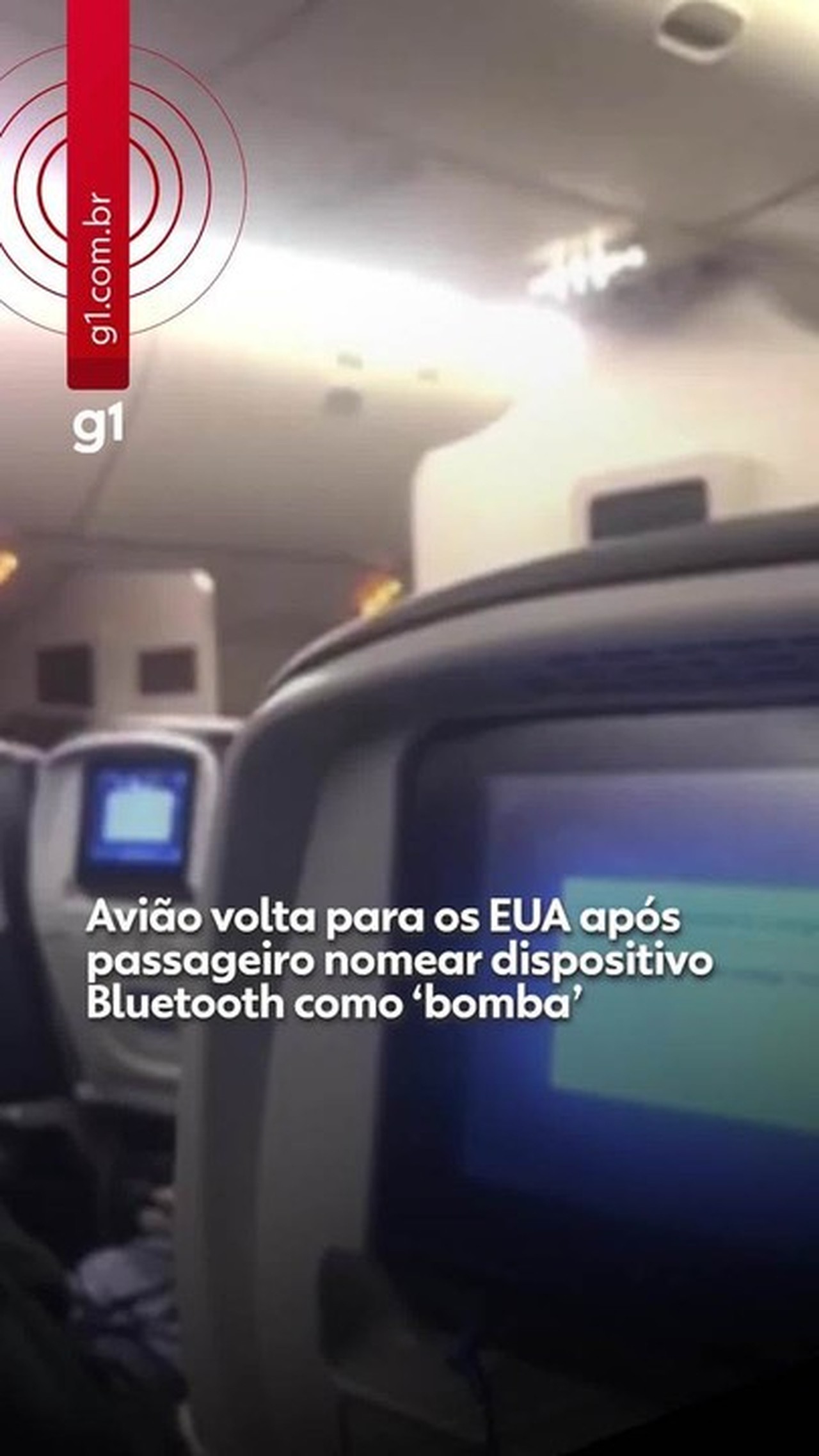 Avião retorna aos EUA após passageiro nomear Bluetooth como 'bomba' | G1